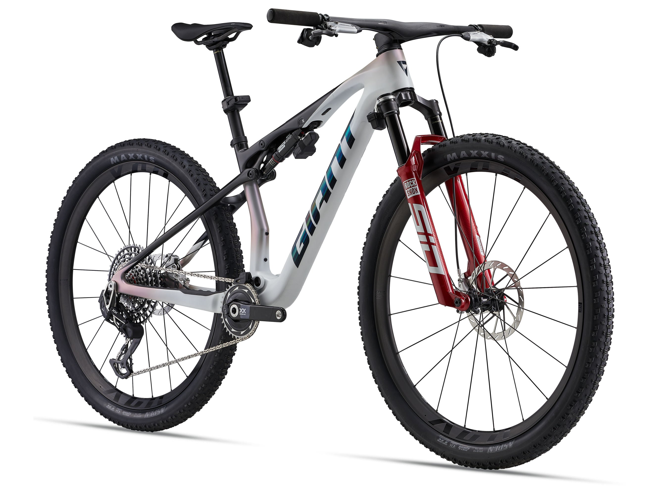2026 Giant Anthem Advanced SL SE - White/Carbon, Men's Mountain Bike – woolyswheels.com.au
