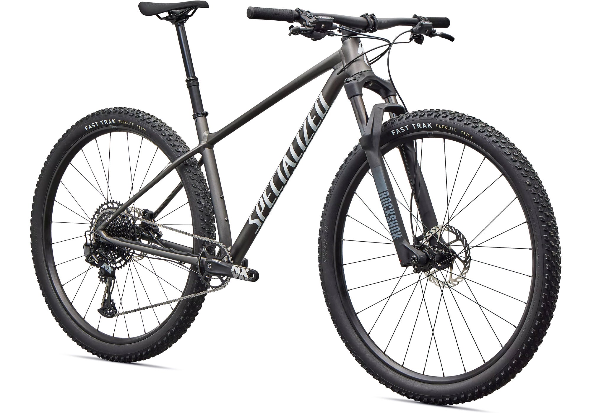 2026 Specialized Chisel Hardtail Unisex Mountain Bike, Satin Smoke/Whi ...