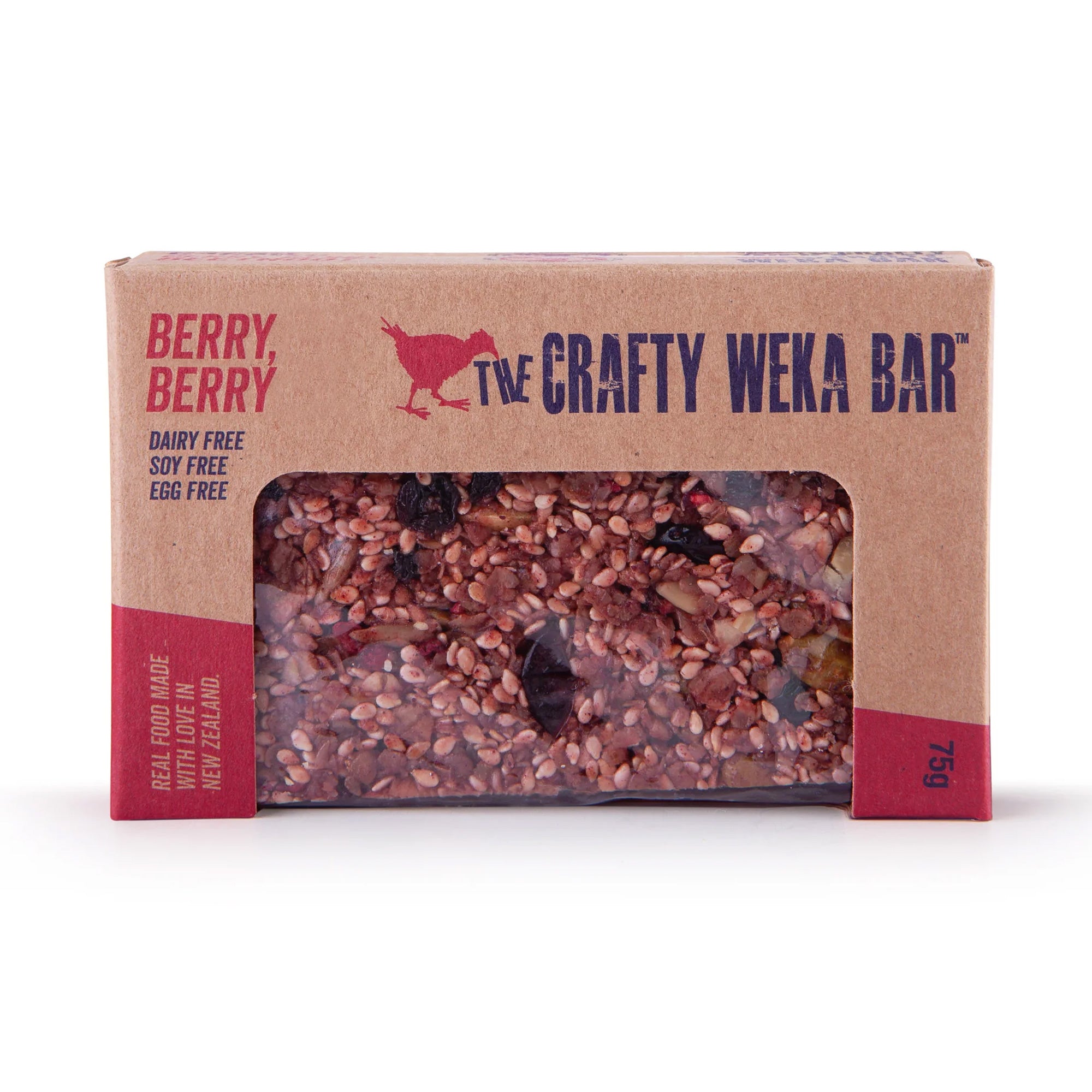 The Crafty Weka Bar - Berry Berry 75 Gram – woolyswheels.com.au