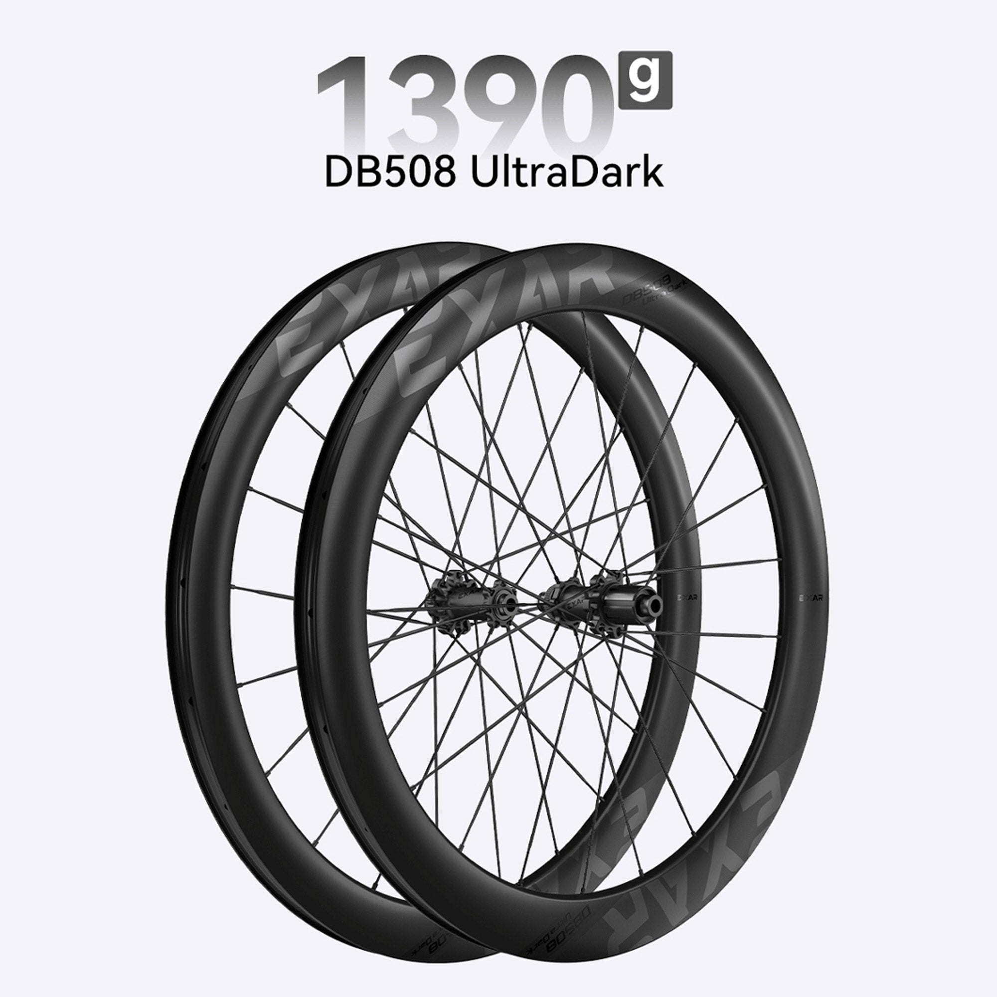 Magene EXAR DB508 UltraDark Carbon Disc Brake Wheelset 700C - Shimano ...