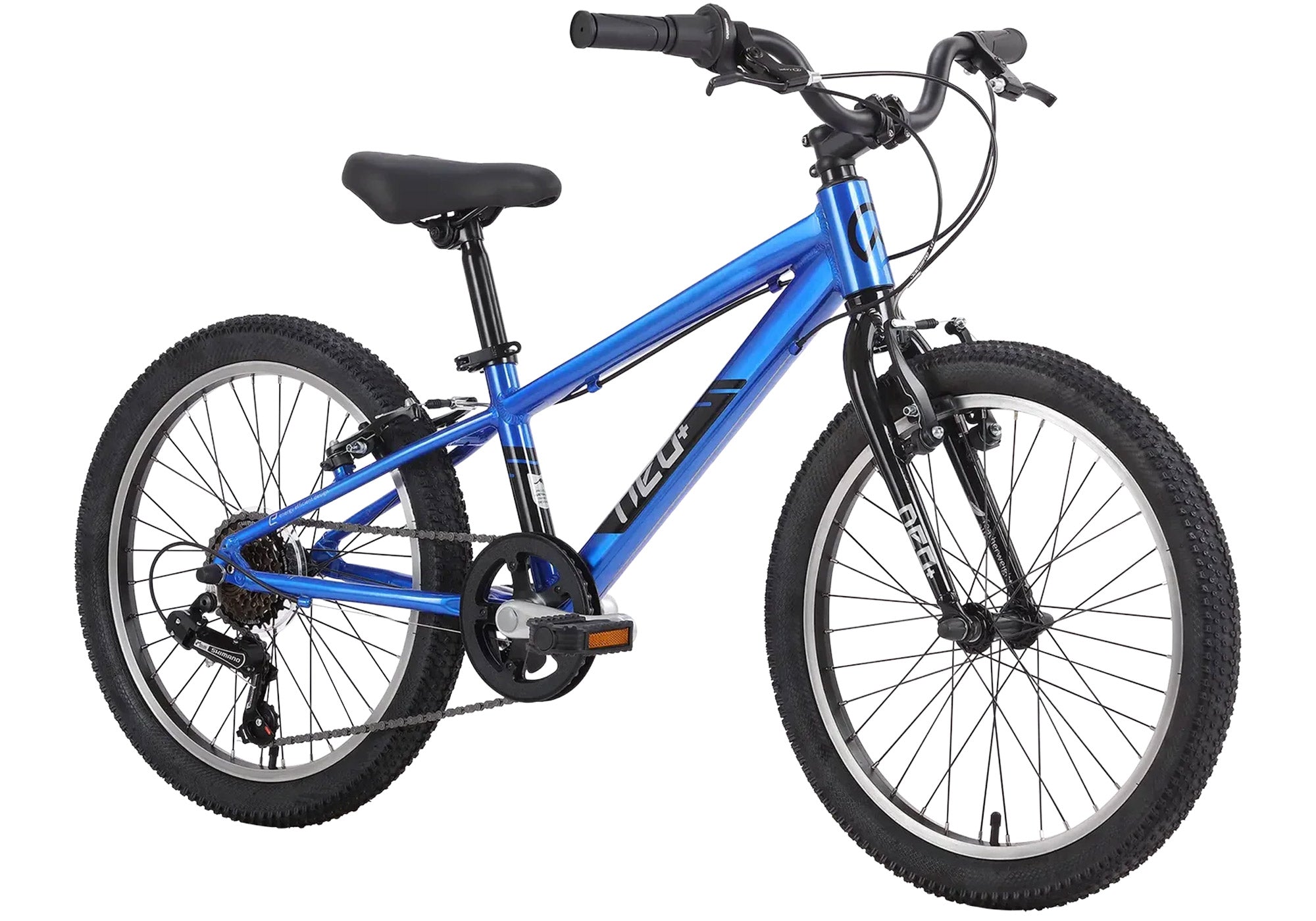 Neo+ 20 6 Speed Children's Bike, Chrome Blue, Age 5-8 Years, Rider Hei ...