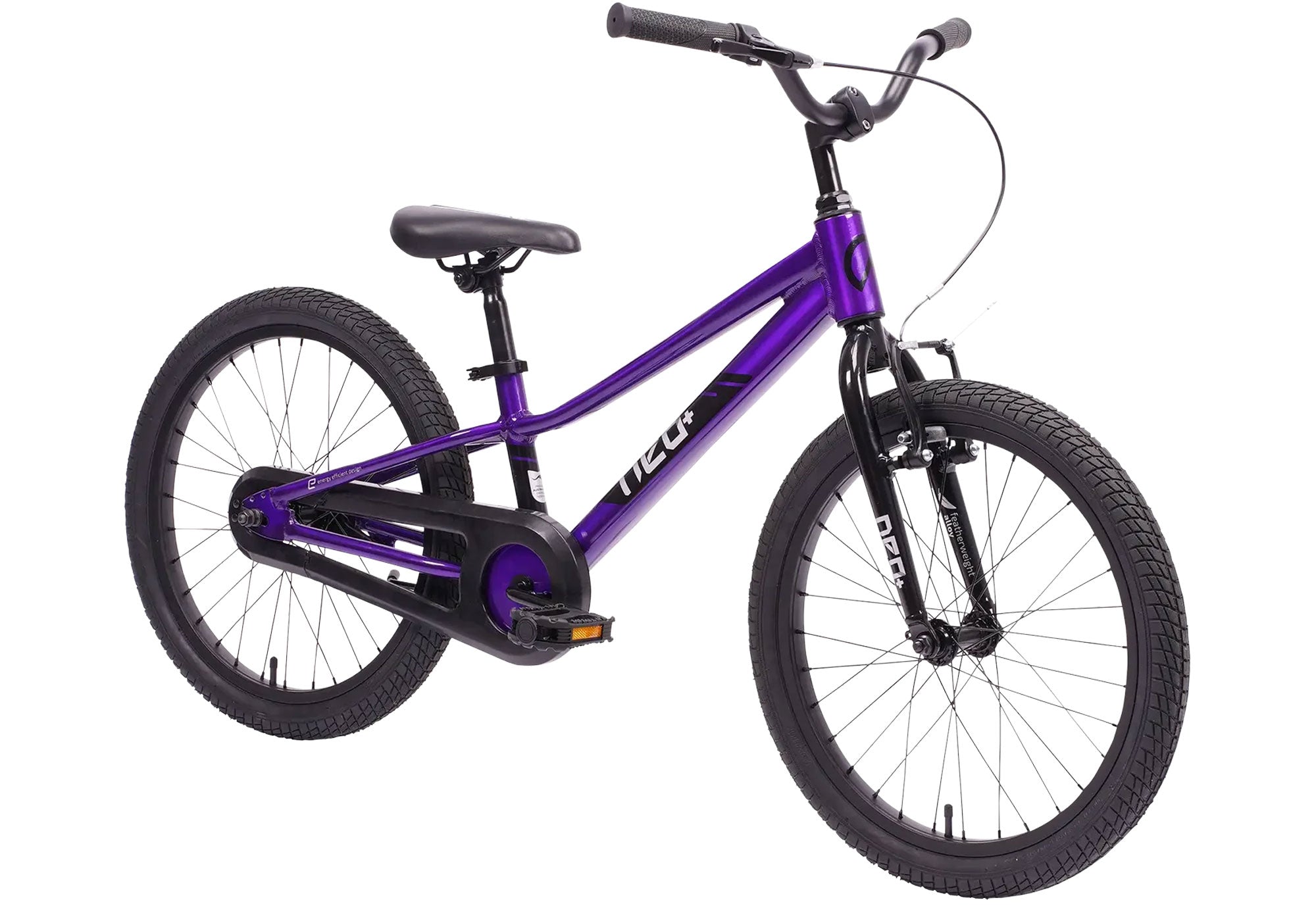 Neo+ 20 Single Speed Children's Bike, Chrome Purple, Age 5-8 Years, Ri ...