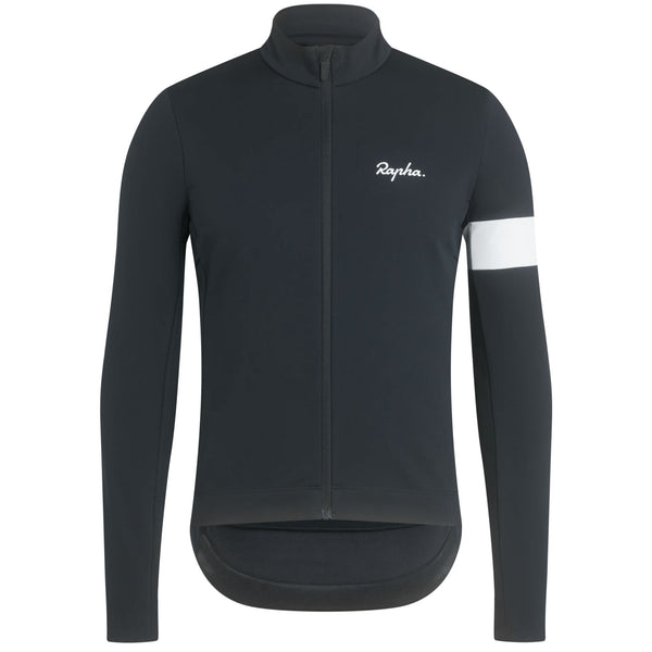 Rapha Men's Core Winter Jacket Black/White – woolyswheels.com.au