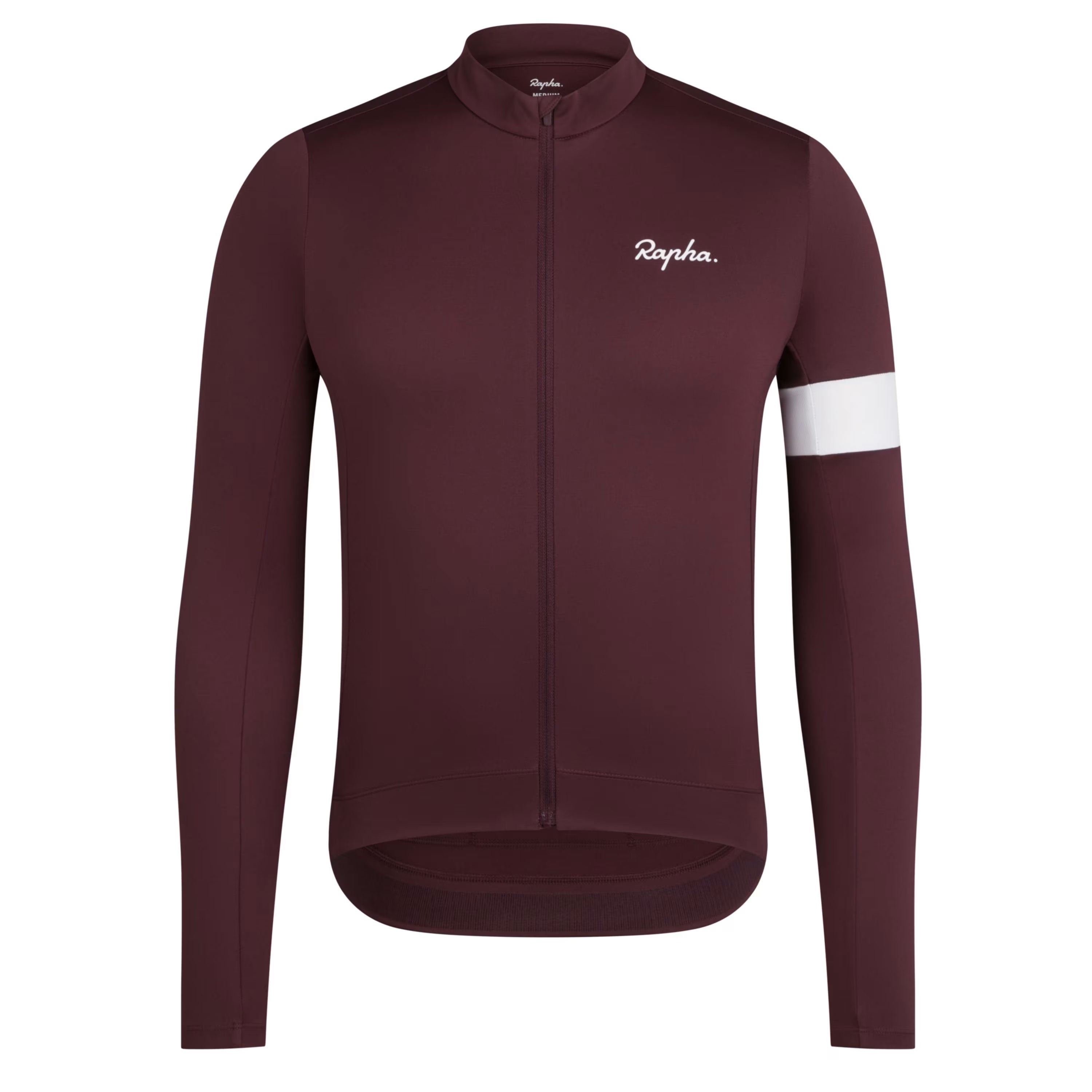 Rapha Men's Core Thermal Long Sleeve Jersey, Fudge/White – woolyswheels ...