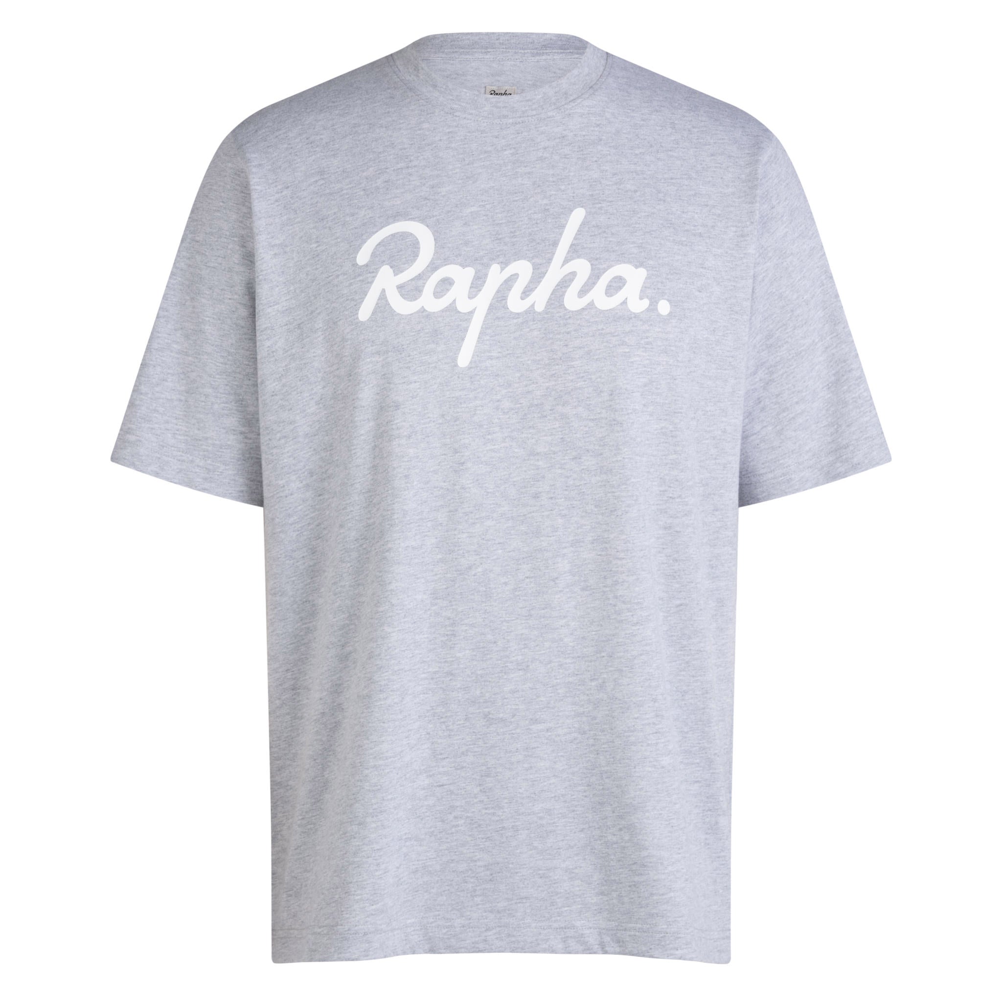 Rapha Men's T-Shirt Cotton Large Logo, Grey – woolyswheels.com.au