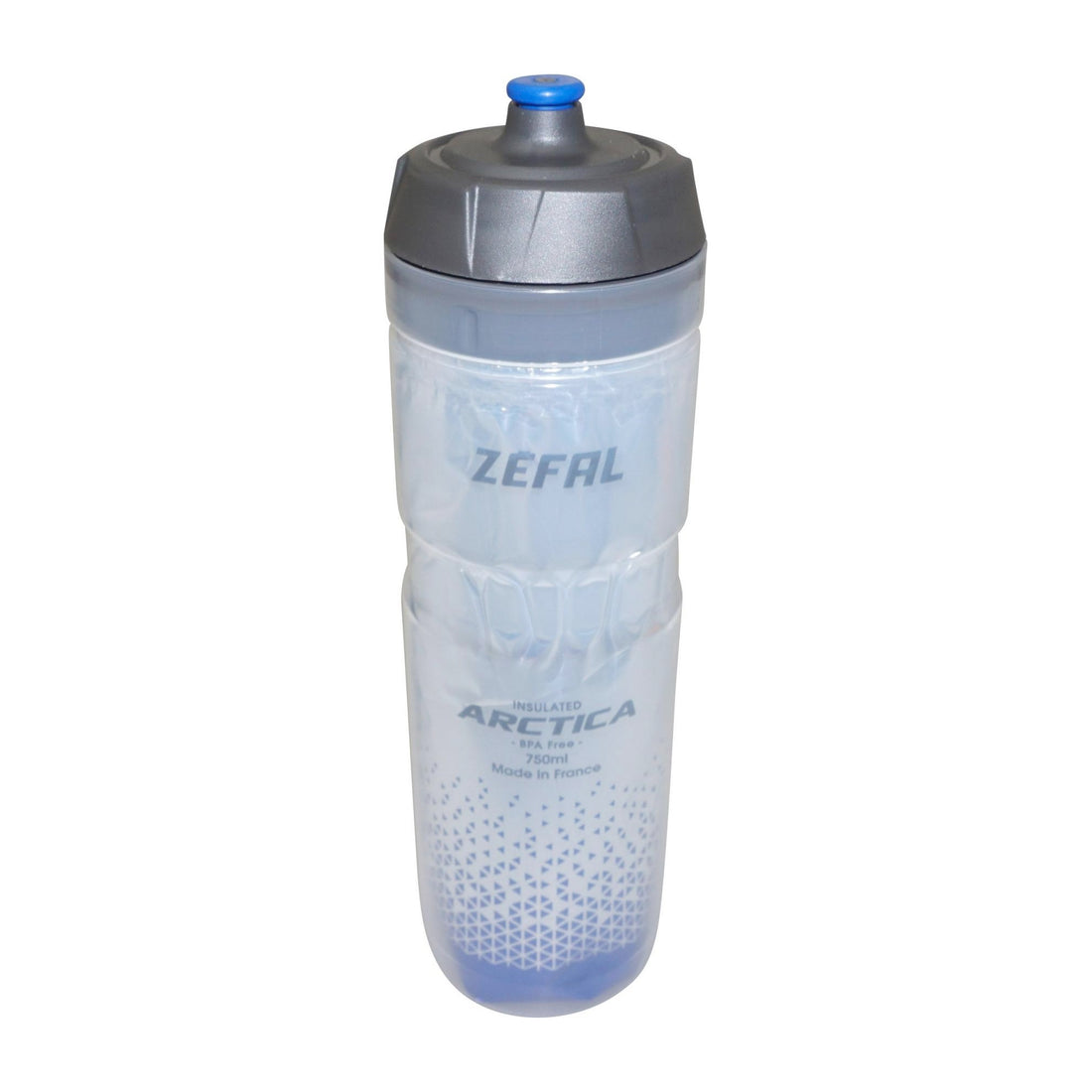 Zefal Arctica 75 Insulated Water Bottle 750ml, Silver Blue ...